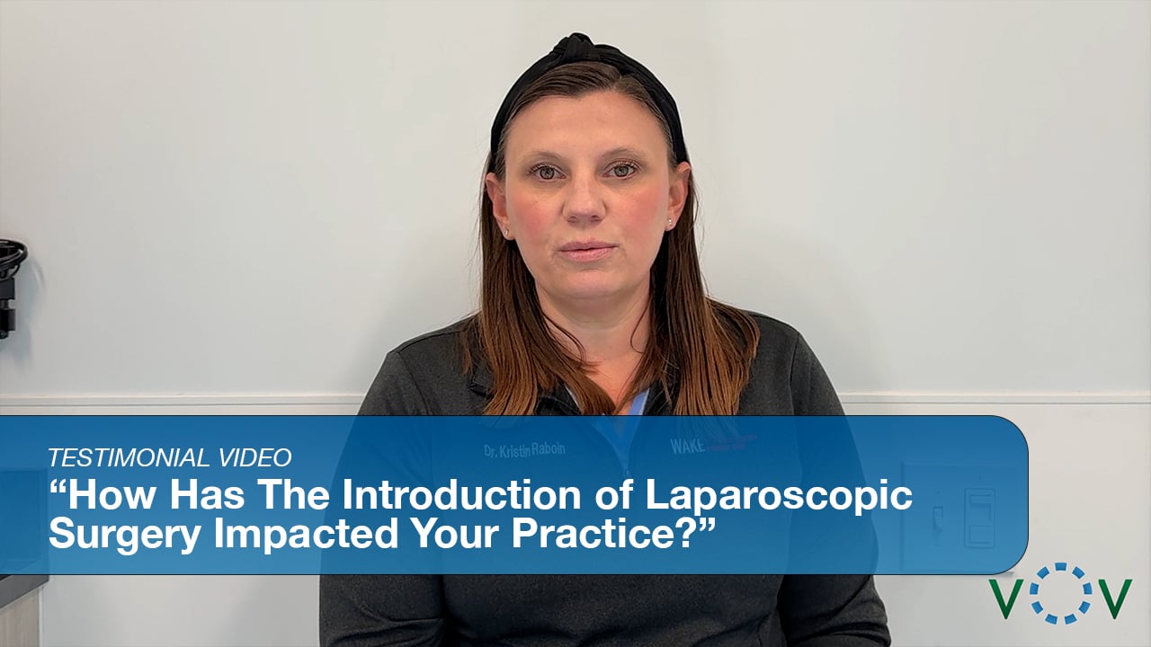 Dr. Kristin Raboin, DVM - Laparoscopic Impact - VetOvation